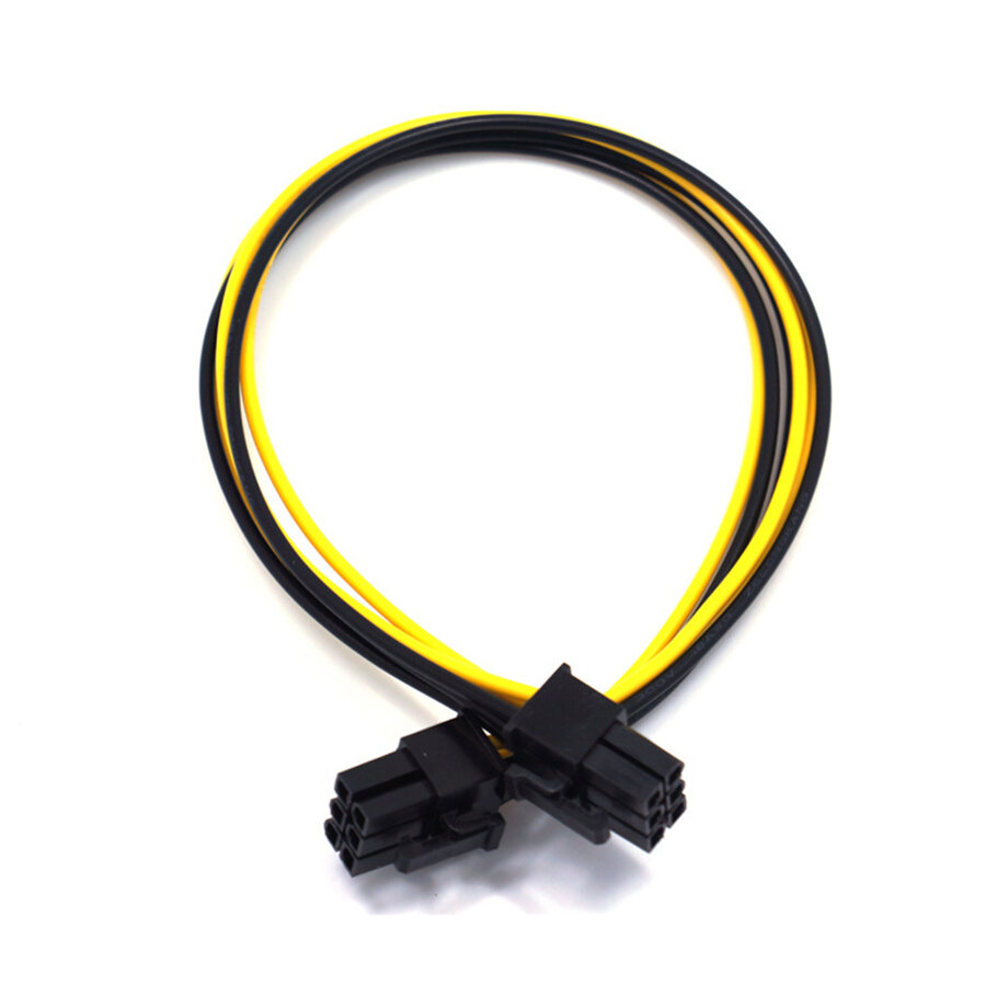 DIY Кабель питания PCI-E PCI Express 6P Штекер к 6Pin Штекеру Видеокарты 10шт