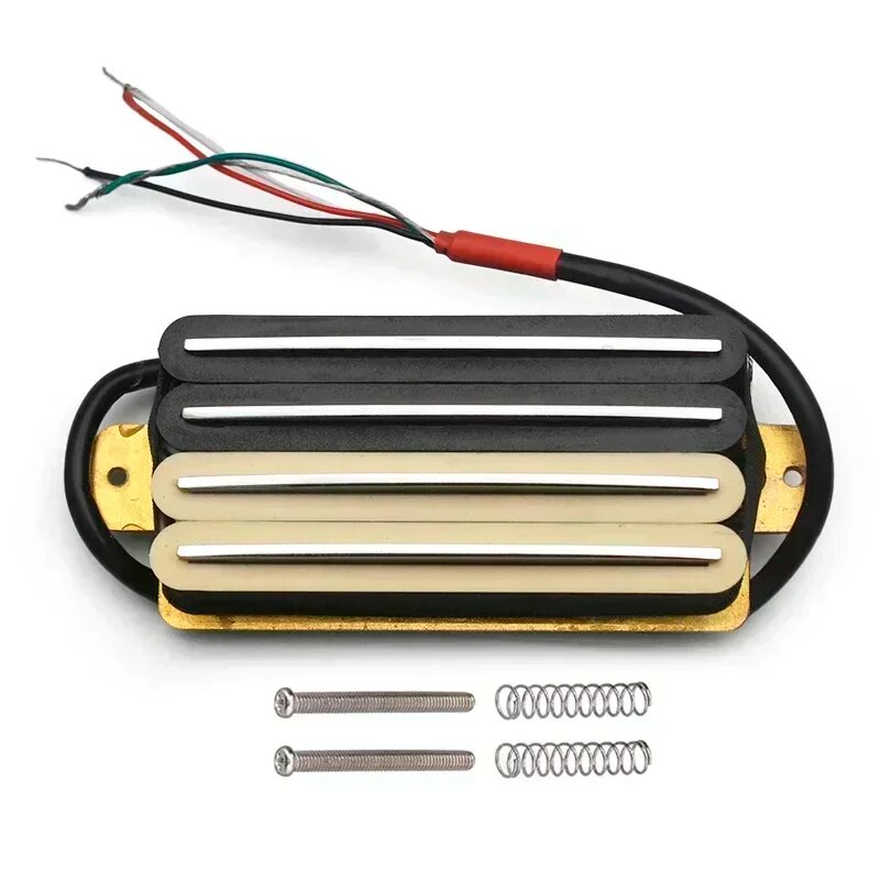 GETMUSIC Электрогитара Пикап 4-катушечный Хамбакер Zebra