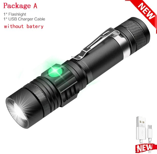 POCKETMAN V6/L2/T-6 черный фонарик L2-15000Lumen, A