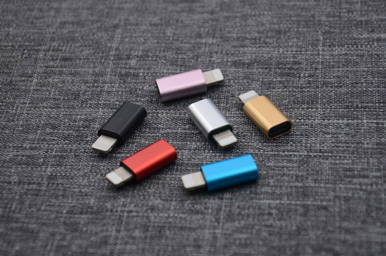 Адаптер Type-C к USB-C с рандомным цветом для Apple, алюминиевый сплав, модель A4 для зарядки мобильных устройств
