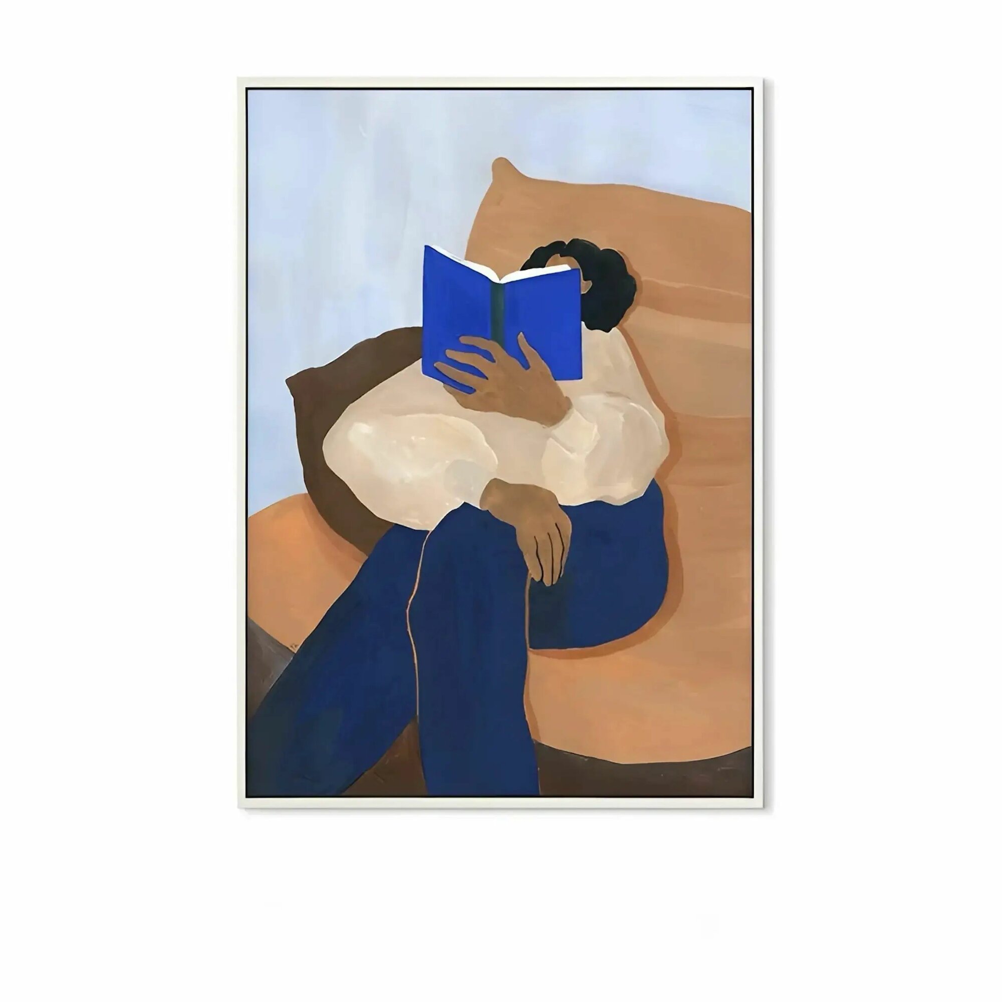 Картина "Чтение", 40х60 см, холст алюминий. Картина "Чтение", 40х60 см, холст алюминий