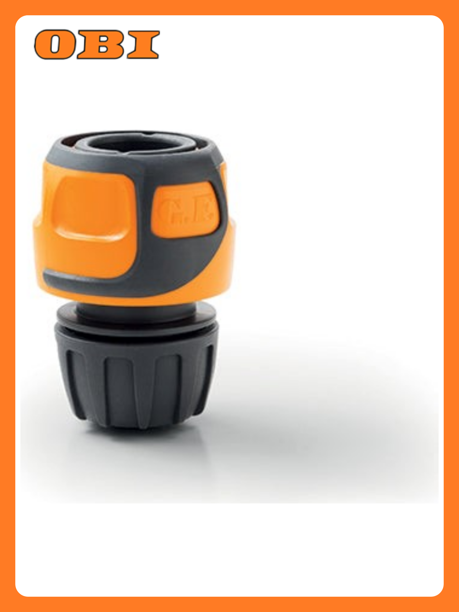 Коннектор для шланга быстросъёмный 1/2" с накладками Soft-Touch GF GF80005042