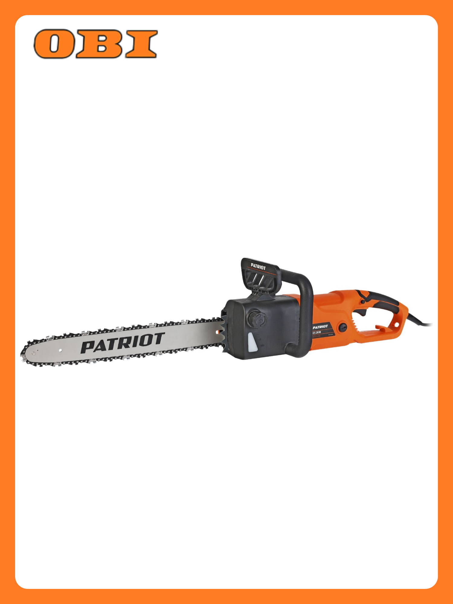 Электропила PATRIOT, ES 2618, 2500Вт, шина 45см, плавный пуск
