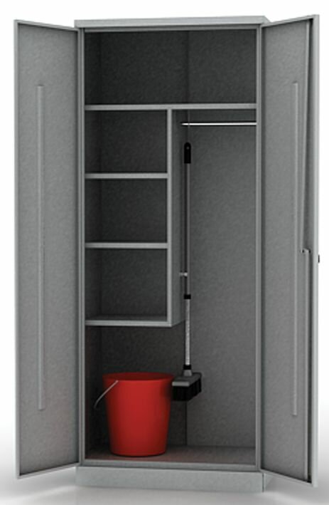 Шкаф металлический хозяйственный Надежда ШМС-6.15 (1850x450x756 мм)