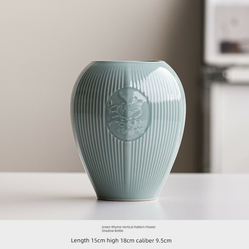 Минималистичная ваза из бамбука и керамики в итальянском стиле, абстрактное искусство, декор для дома, отеля,