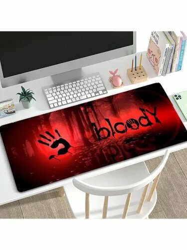 Bloody-Hook Коврик для мыши, XXL, красный, черный