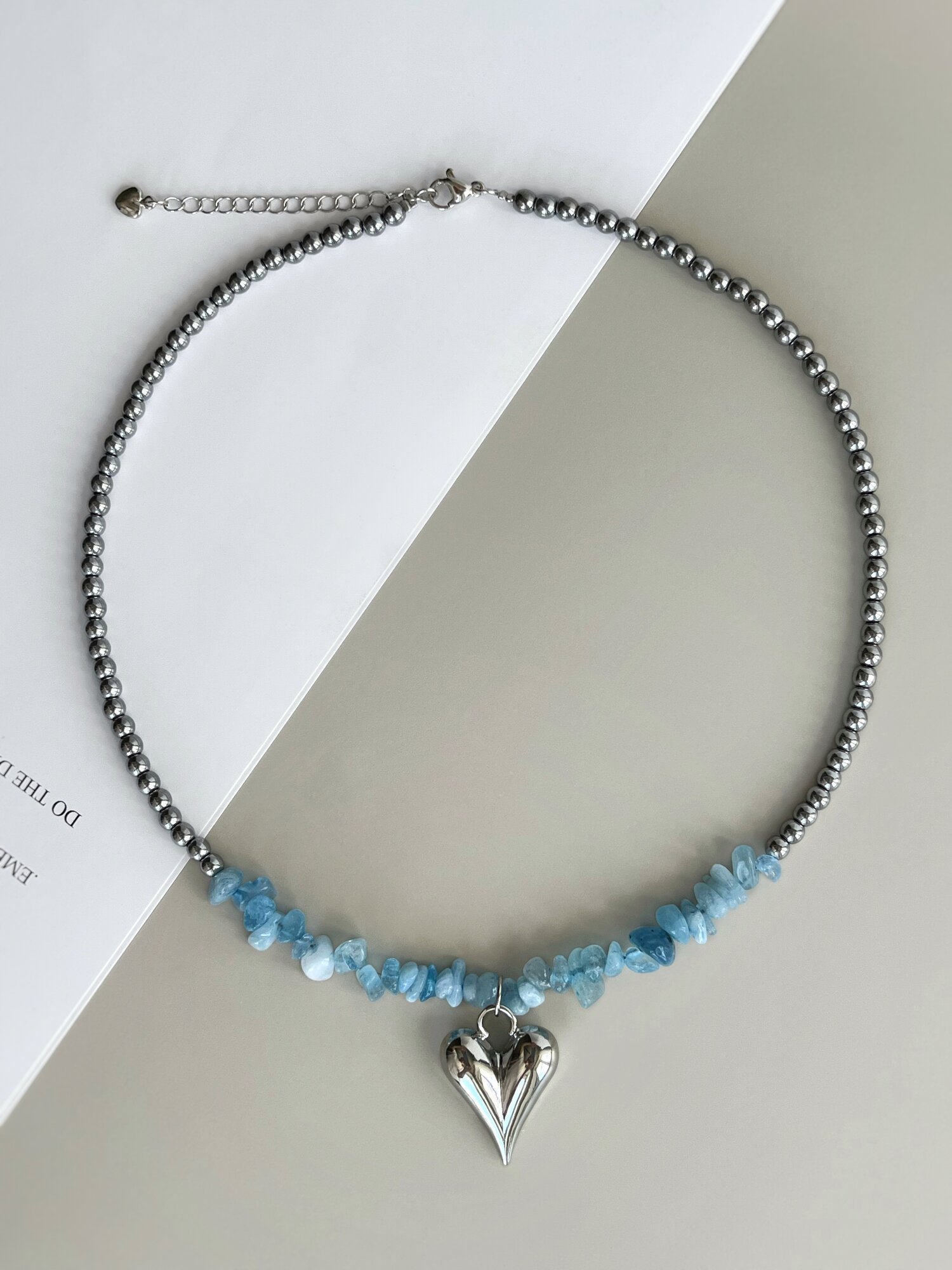 Чокер, кварц синтетический