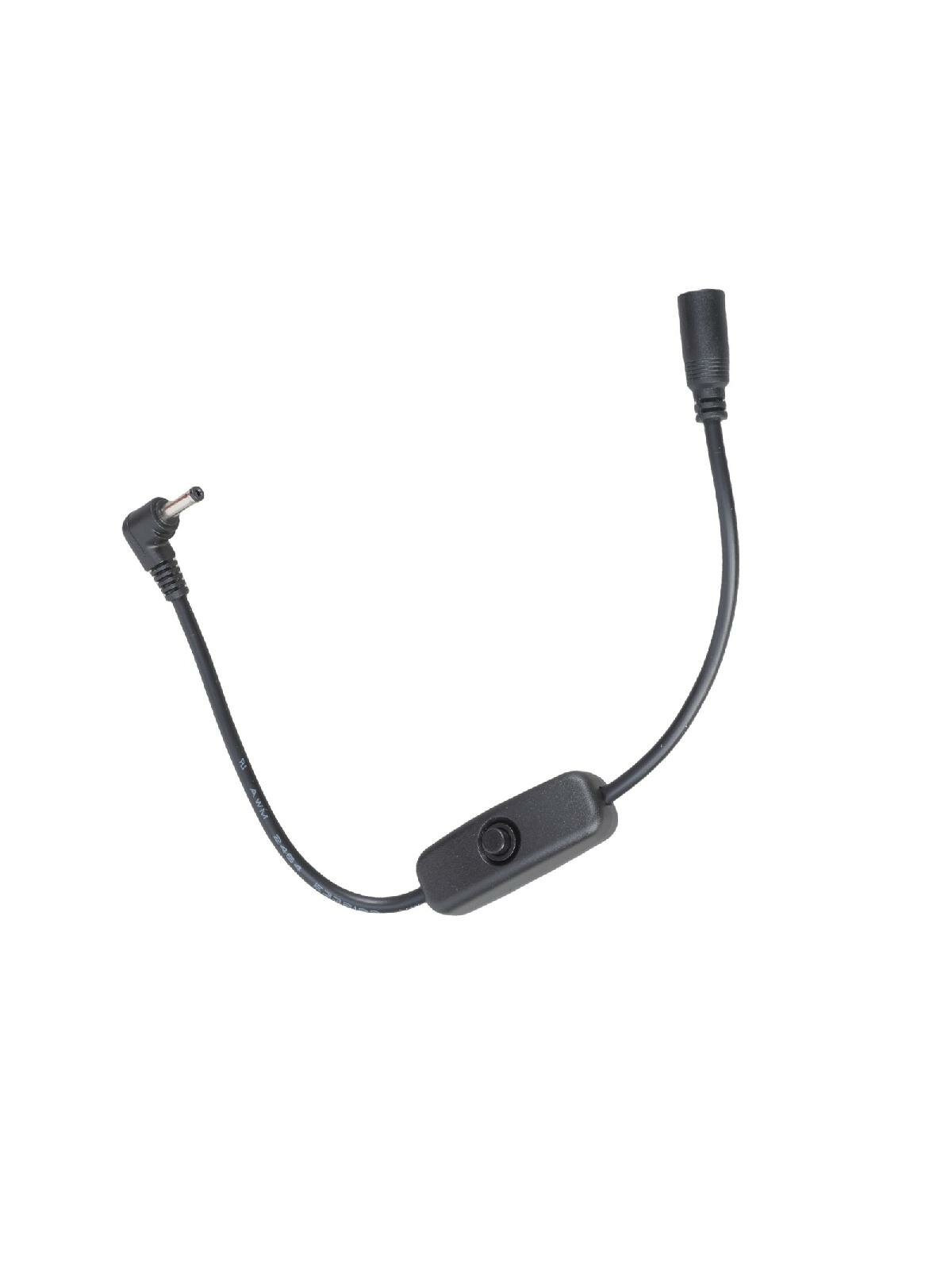 Удлинитель 3,5x1,35 мм от мужчины к женщине с выключателем шнура питания