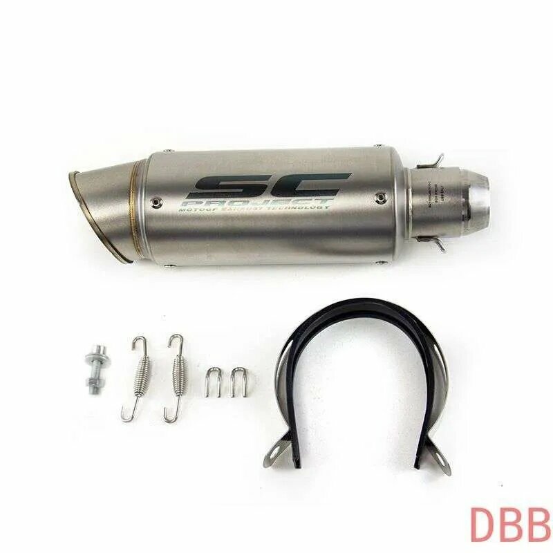 Глушитель для мотоцикла прямоток универсальный на питбайк