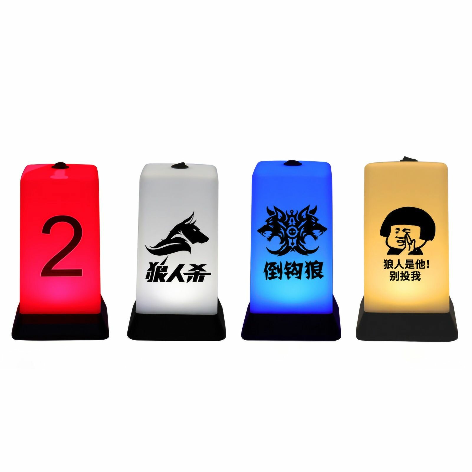 KTV лампа LED водонепр.2цв. перезар. стол. игр. бар верхн. переключ. зарядка не вх