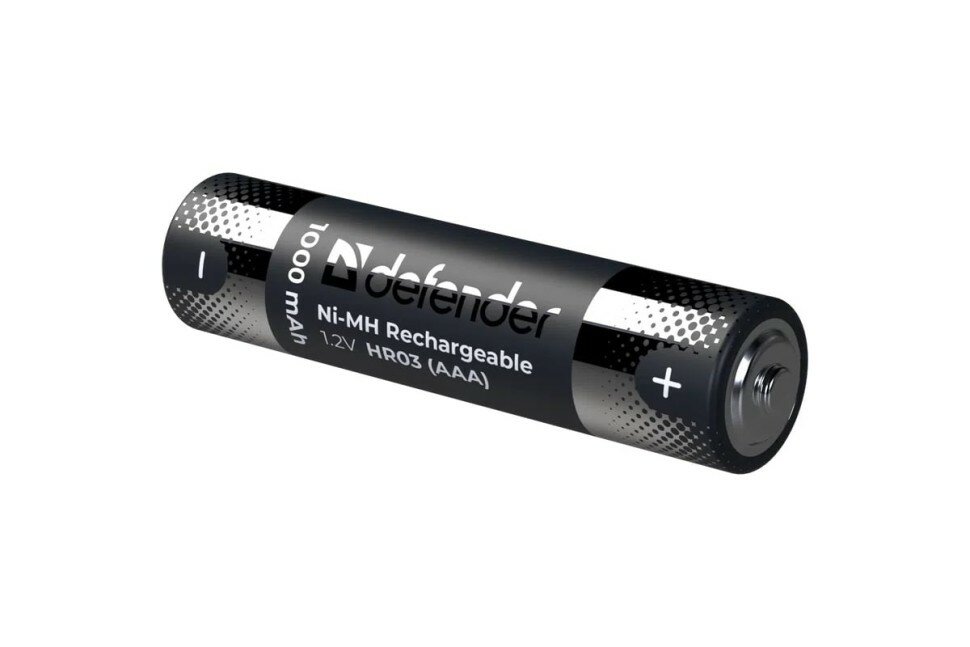 Аккумуляторная батарея DEFENDER HR03-2BL 1000 mAh ААА, Ni-MH
