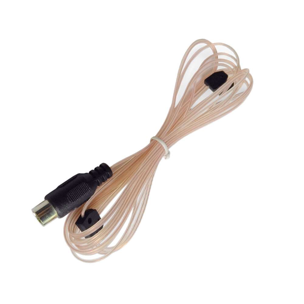 Антенна для радио 108, для ТВ-тюнера, амплификатора, MD, настольного радио, прием FM-сигнала, диапазон частот 85-112МГц, импеданс 75Ом, усиление 3дБ, разъем Female TV, материал медь, длина 3.2м, вес 50г, упаковка 18.5*18.5*3.0см, в комплект 1 антенна