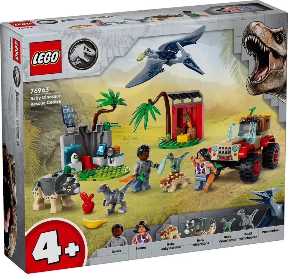 Конструктор LEGO Jurassic World Центр спасения детенышей динозавров 76963