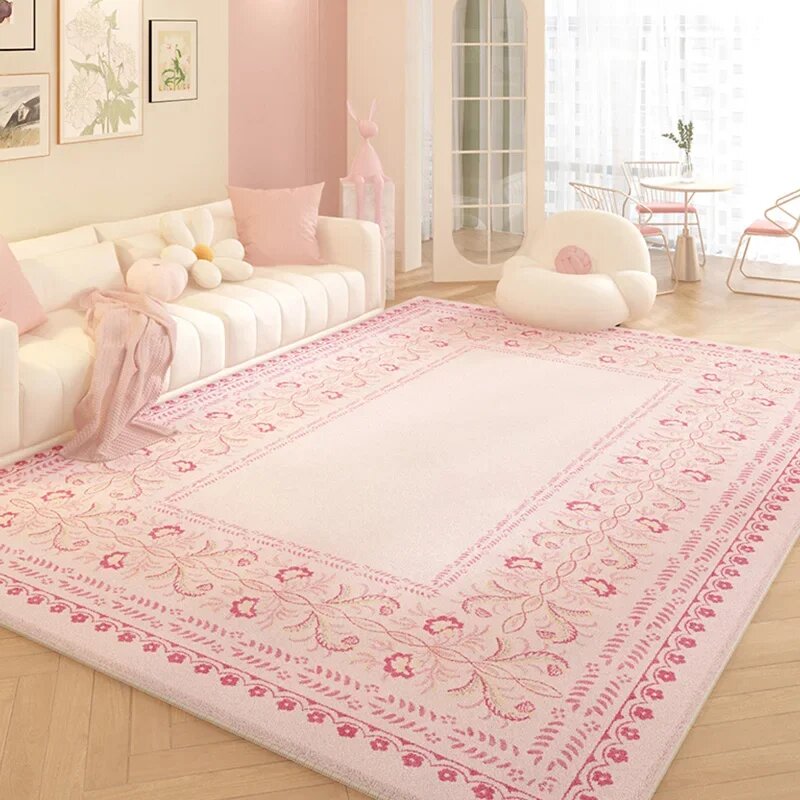 Розовый декоративный ковёр из полиэстера 160x230cm, HCD2431-YD