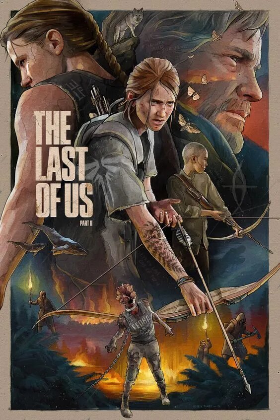 Алмазная Мозаика Игра "the Last Of Us" 30*40см, Без Рамы. Отлично Подходит Для Дома, Украшения, Подарков, Рождества