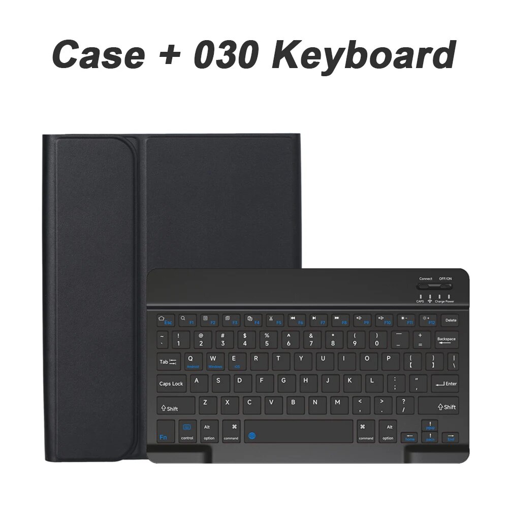 Чехол с клавиатурой HUAIBX для Lenovo Xiaoxin Pad 2024 11" и Lenovo Tab Russian Keyboard, Black 1