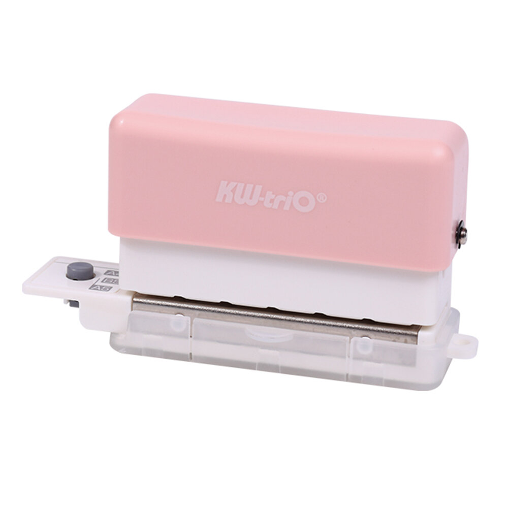 KW-triO Дырокол для бумаги 6-дырчатый ручной мини-дырокол поддерживает множественные 20/26/30 дыроколки диаметр отверстия 5,5мм для блокнотов A4 A5 B5 скрапбуков дневников планировщиков календарей повесток дня поздравительных открыток для ручного