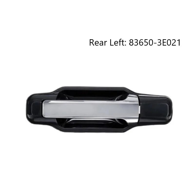 Внешняя дверная ручка для Kia Sorento 2003, 2004, 2005, 2006, 2007, 2008, 2009, Chrome RL