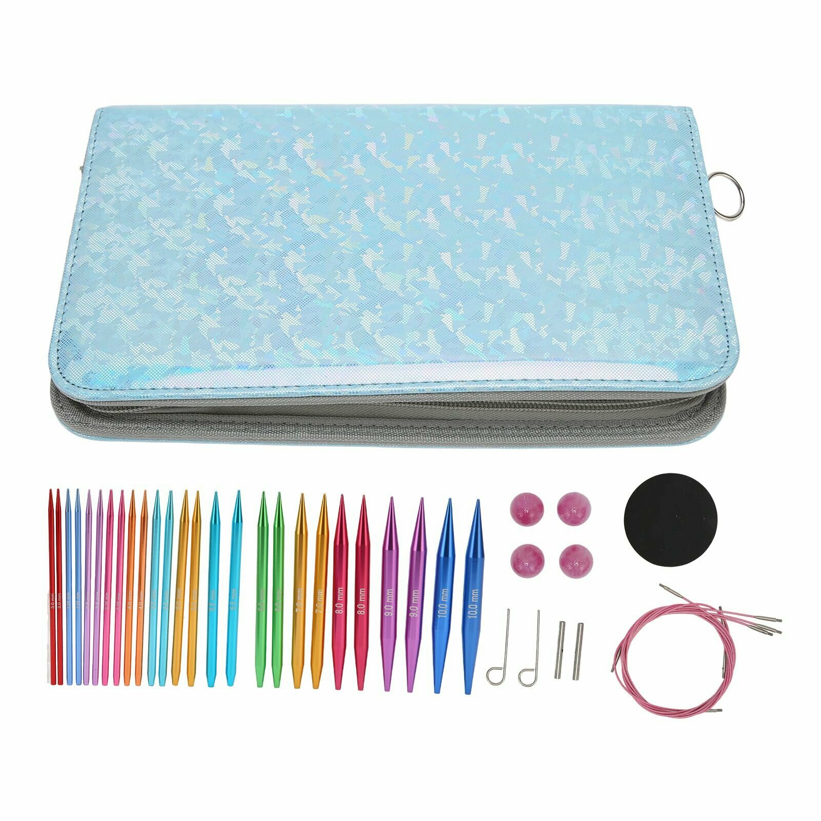 Цветная алюминиевая кольцевая игла