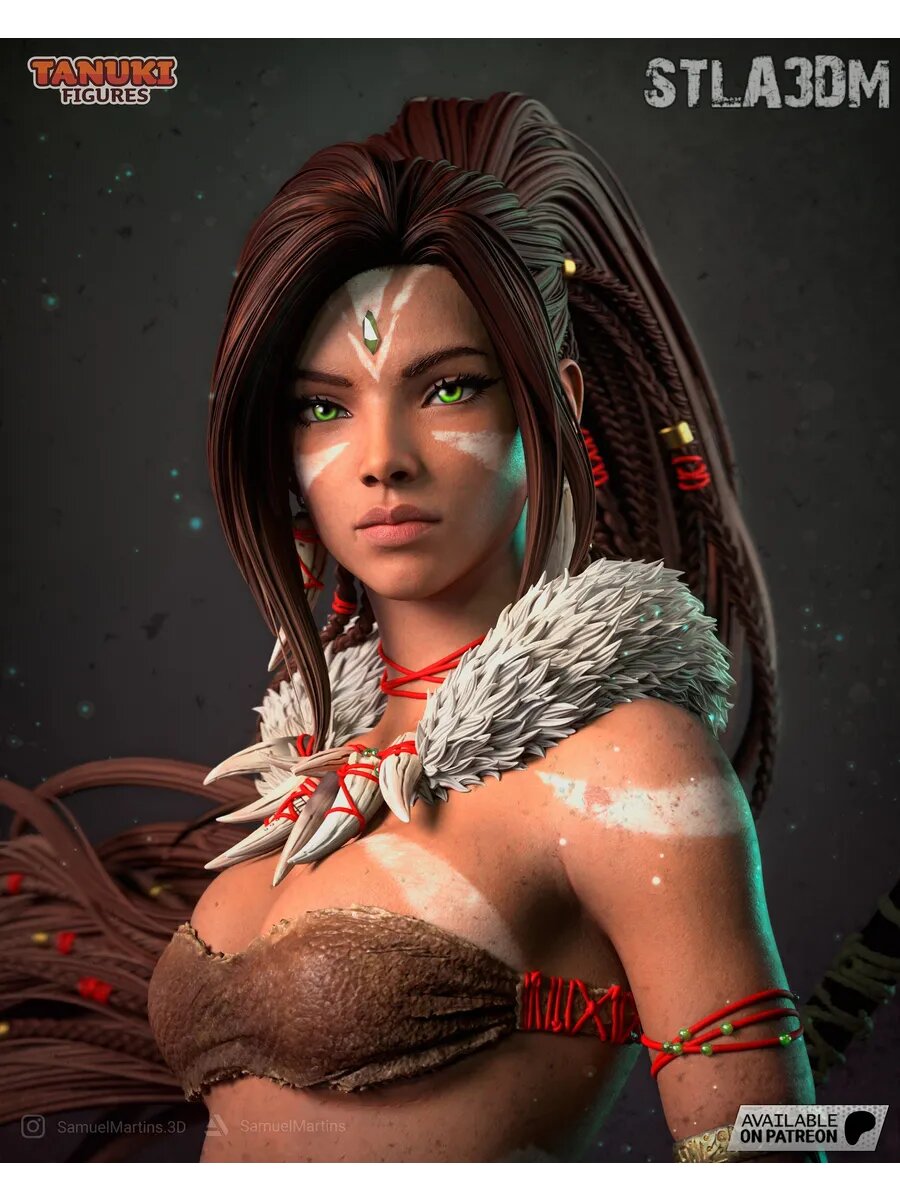 Коллекционная фигурка Nidalee под покраску 20 см