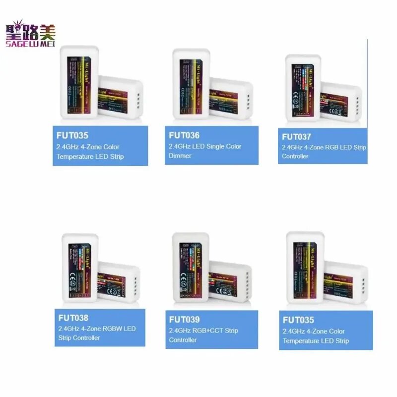 MiLight RGB контроллер FUT035 FUT036 FUT037 FUT038 FUT039 FUT036 Single Color