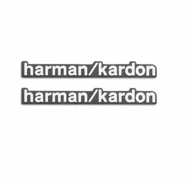 4 шт. 3D наклейки с логотипом Harman Kardon для автомобильной аудиосистемы, подходят для Audi A4 B5 B6 B7 8P 8V 8L A5 C7 4F A8 Q2 Q7 RS3 RS4 RS5 RS6 TT 4L R8