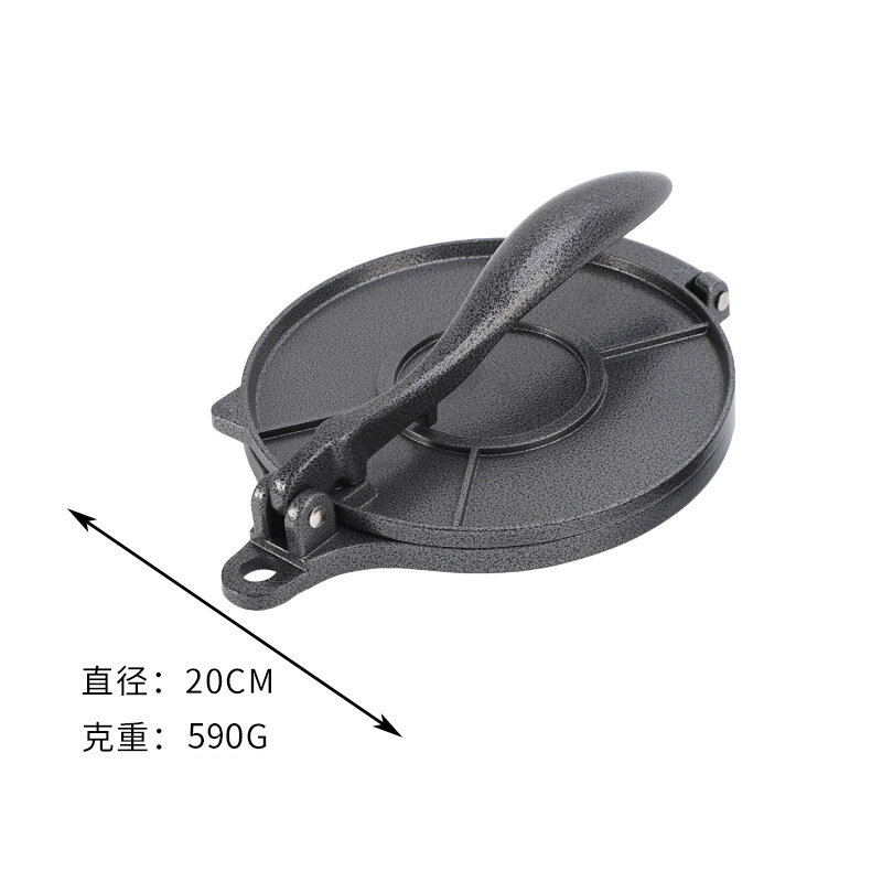 Пресс для пельменей из алюминиевого сплава, ручной пресс для мексиканской теста, ручная машина для формирования теста из кукурузной муки, пресс для блинов