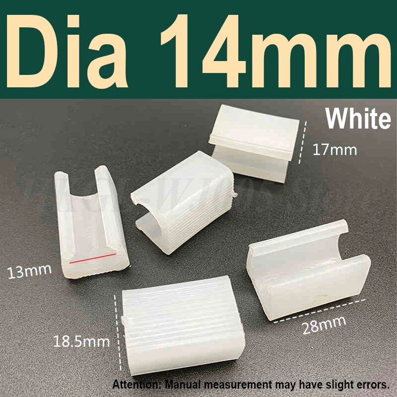Защитные колпачки для ножек стульев, 14 мм, White, 20шт