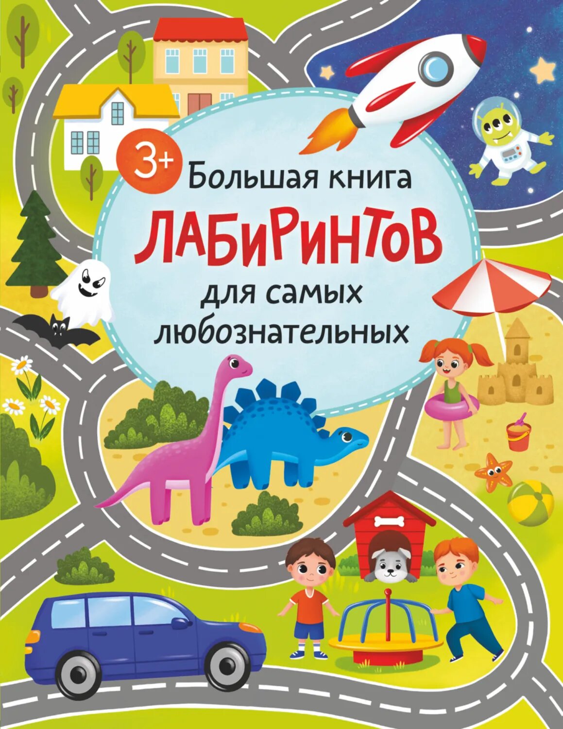 Большая книга лабиринтов для самых любознательных [Цифровая книга]