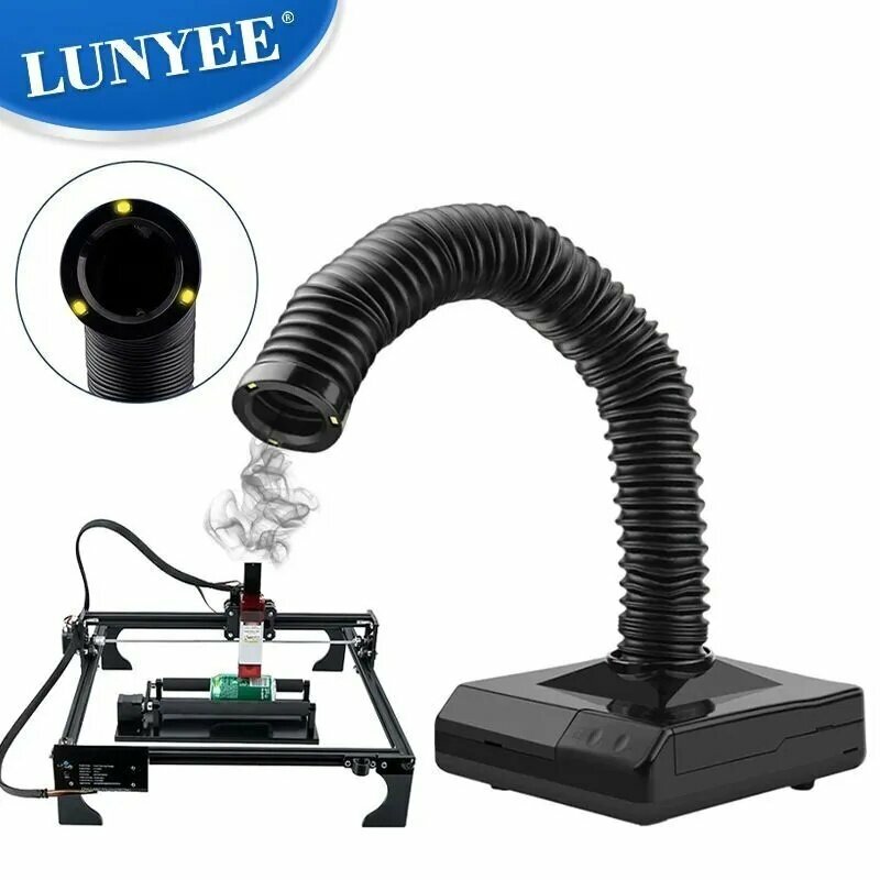 Лазерный дымопоглотитель, фильтр для сварки металла, экстрактор дыма, очищающий дым для лазерного гравера/резки