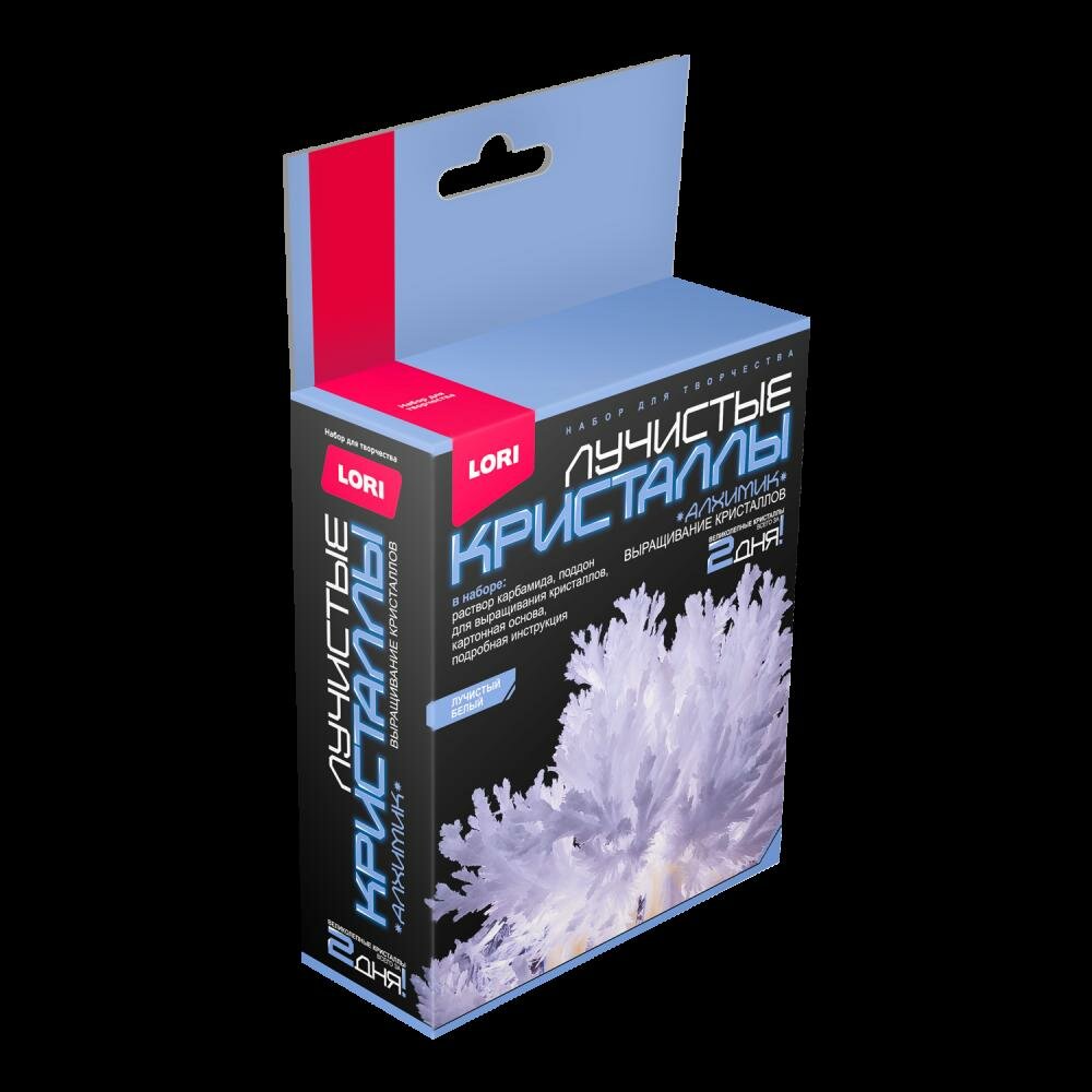 Набор для выращивания кристалла "Белый кристалл", 14х12х4см, от 10 лет
