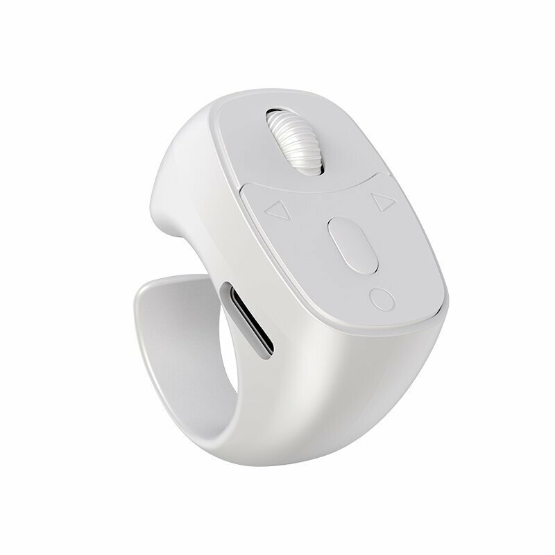 Bluetooth-пульт управления с роликом JX11 белый без зарядного кейса для съемки и фокусировки