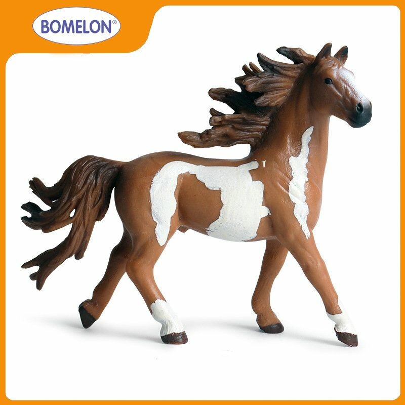 Фигурки Пинтабианская лошадь, модель Коричневая лошадь14 CM , Pintabian Horse, фигурки животных, Детские познавательные игрушки