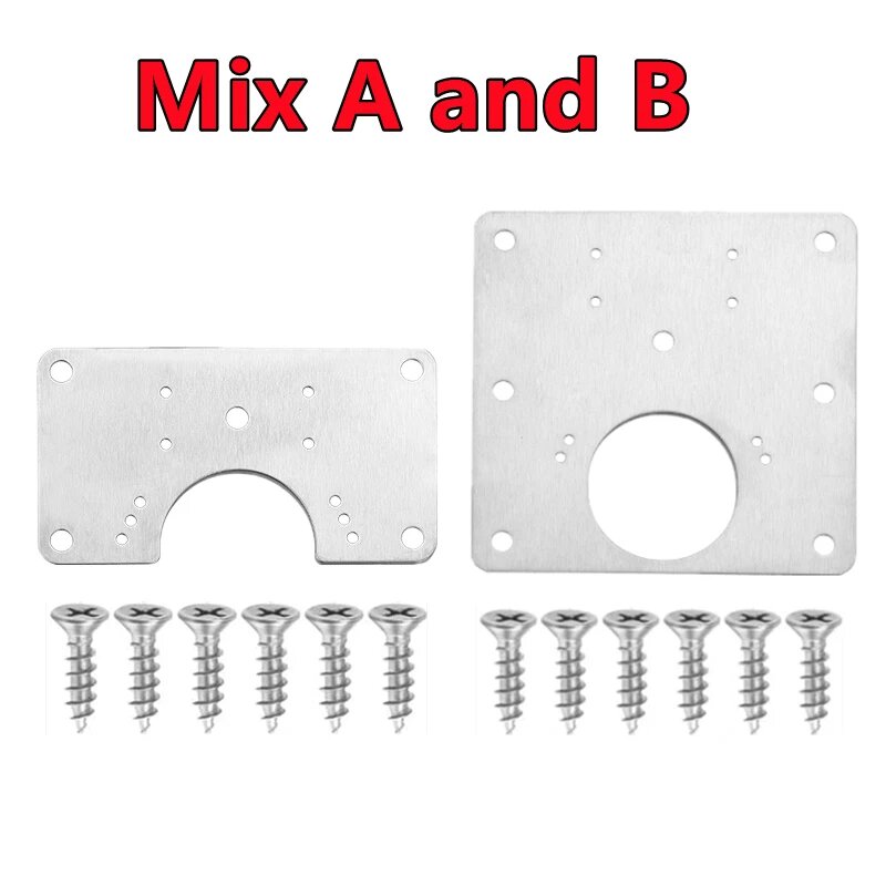 Пластина для ремонта петель из нержавеющей стали Mix A and B