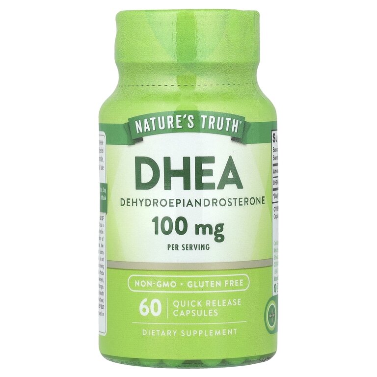Nature's Truth DHEA, дгэа, 100 мг, 60 капсул