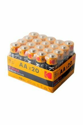 Батарейки 20шт. Kodak XTRALIFE ALKALINE пальчиковые/AA/LR6
