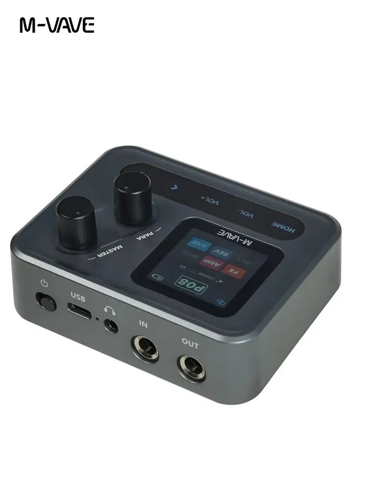 M-VAVE Pocket AMP Мини-электрогитарный мультиэффектный басовый усилитель