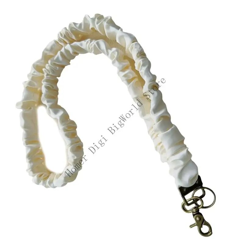 Эластичный шнур для держателя бейджа Белый, White