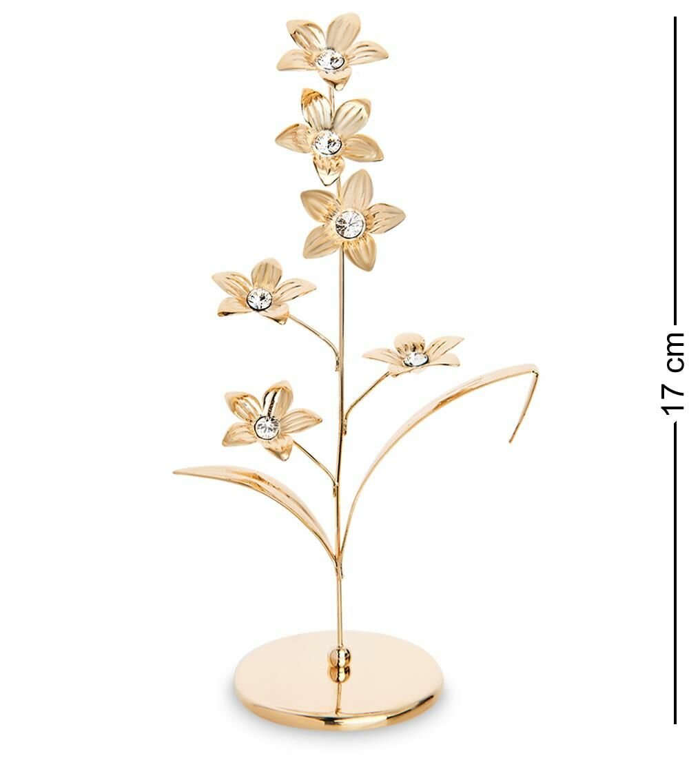 Фигурка Ветка с цветами A971381 Crystal Temptations, Металл, кристалл