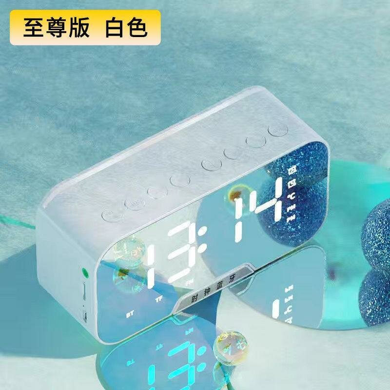 Кастомный Bluetooth-динамик с умным голосовым AI-часами, будильником, беспроводным динамиком, слотом для карты, радио и зарядкой