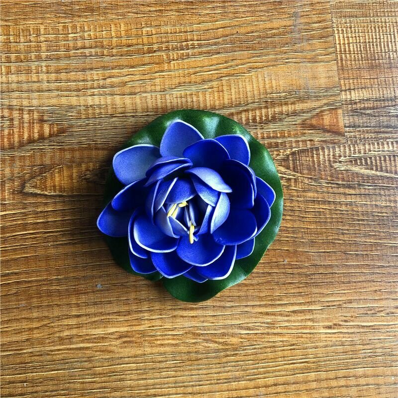 Искусственный лотос SG, пластиковый лотос, искусственный лист лотоса, декор для пруда, искусственная водяная лилия, плавающий искусственный лотос, лист лотоса