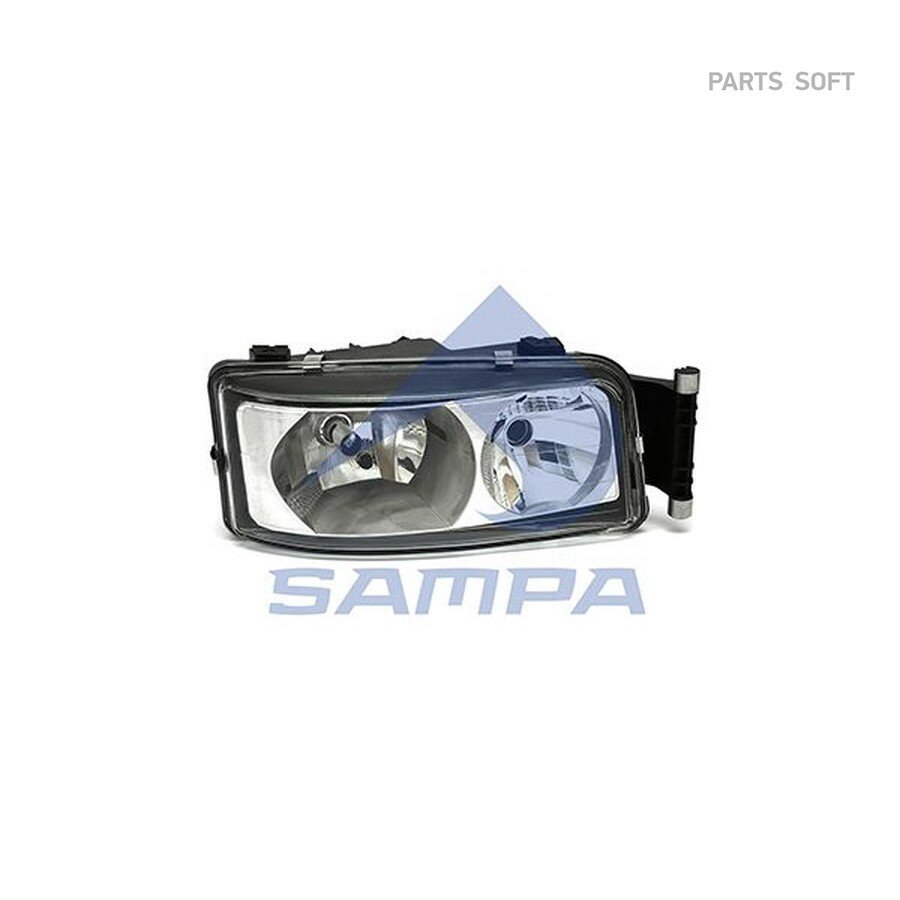 Фара основная ! правая с эл. корректором без лампы \MAN TGL/TGM/TGS/TGX от официального дистрибьютора, SAMPA, артикул 025431