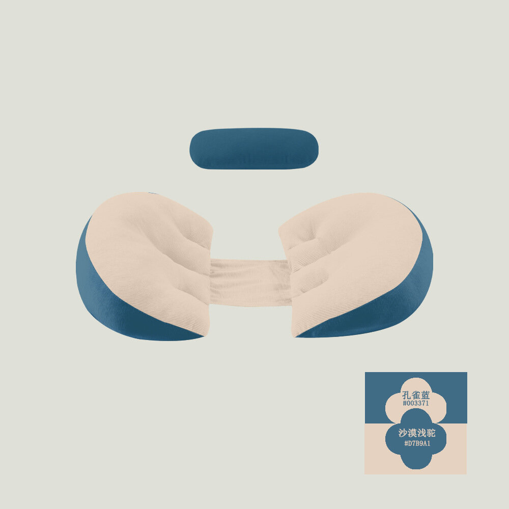 Подушка для беременных для сна на боку, подушка для поддержки живота, подушка для поясницы, средство для сна во время беременности, съемная и моющаяся, прямоугольная компрессионная подушка.