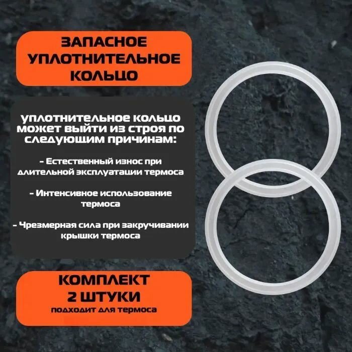 Резинки для термосов: 2 силиконовые нескользящие для домашнего использования и путешествий