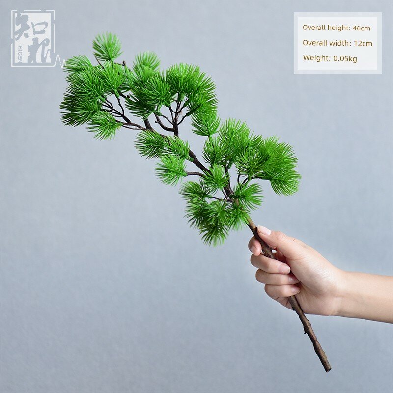 Zhigen имитация искусственных сосновых игл, ветки Thuja, сосна, бонсай, сосновые ветки, реквизит, рождественские