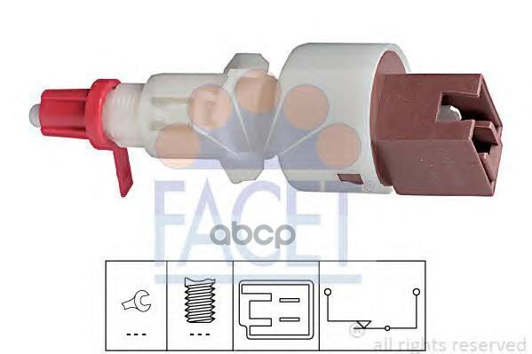 Датчик стоп-сигнала FIAT MULTIPLA 1.9 JTD (186AXE1A) 04/02-06/10 Facet арт. 71157