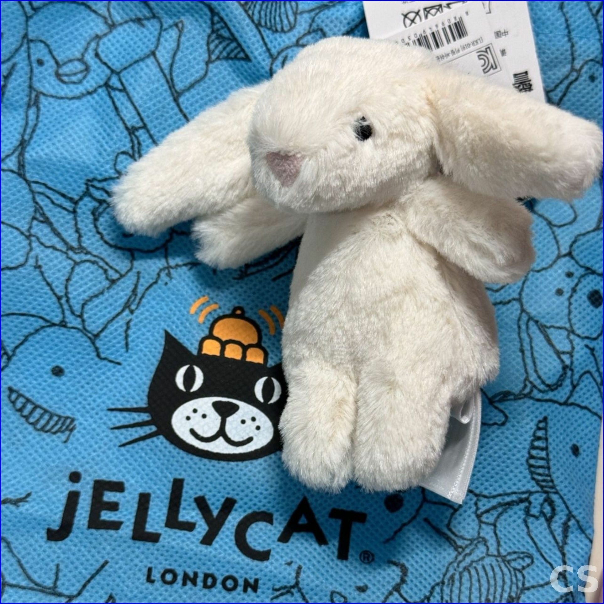JELLYCAT Милая Крольчиха/милая плюшевая игрушка-брелок для ключей