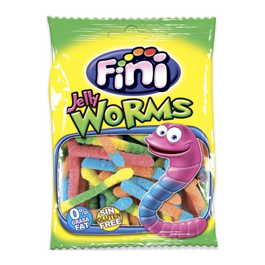 Fini Jelli Worms червячки в сахаре жев. мармелад 100 гр