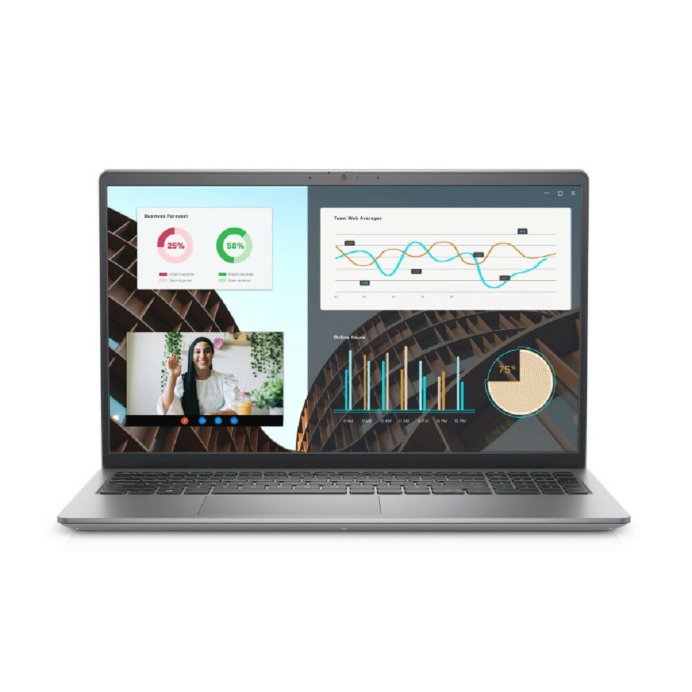 DELL Ноутбук 15.6" Intel Core i3 1305U 16ГБ/ SSD 512 ГБ