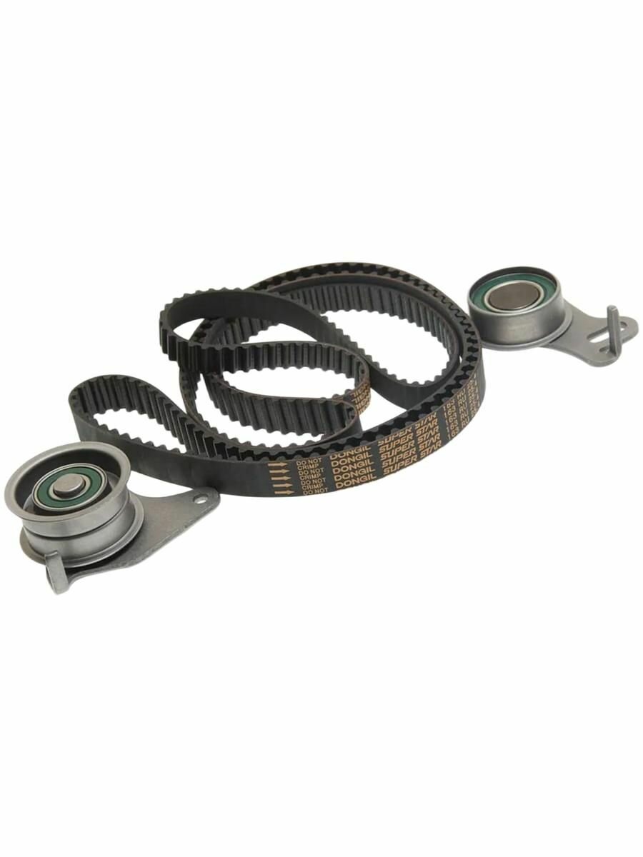 Комплект ГРМ 2 Ремня и 2 ролика Hyundai Porter 1 Starex H-1 H-100 Galloper Terracan Grace Kia Bongo 3 Mitsubishi Pajero Delica L300 2.5TD 4D56T 4D56 D4BA D4BF D4BH DONGIL